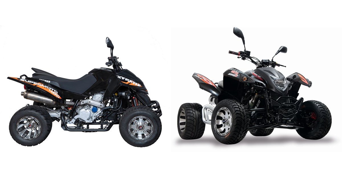 Access Xtreme Supermoto 480 2020 vs Adly Hurricane 500 Supermoto 2014