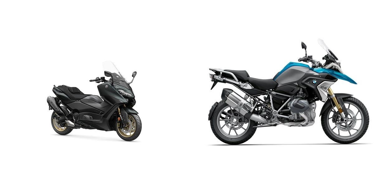 Yamaha TMAX Tech MAX 2023 vs BMW R 1250 GS 2020