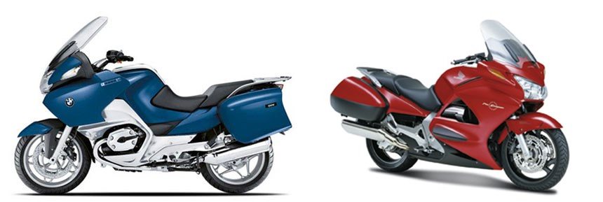 Motorrad Vergleich BMW R 1200 RT 2009 vs. Honda ST 1100 Pan-European 2005