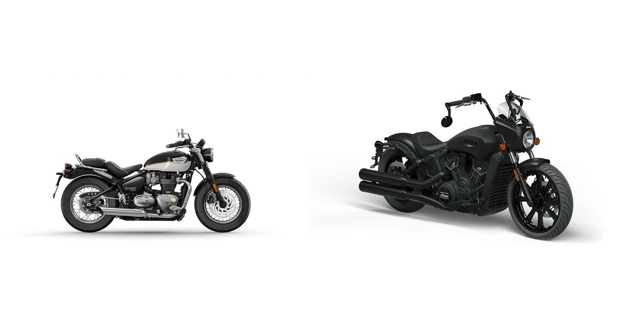 Triumph Bonneville Speedmaster 2021 vs Indian Scout Rogue 2023