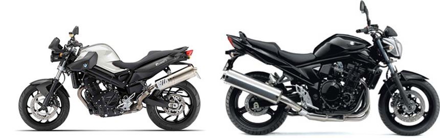 Motorrad Vergleich BMW F 800 R 2010 vs. Suzuki Bandit 650 2009