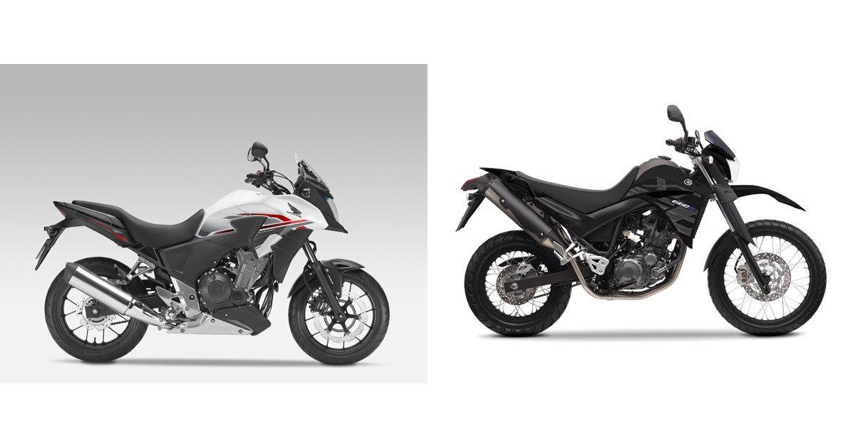 Motorrad Vergleich Honda CB500X 2016 vs. Yamaha XT 660R 2016