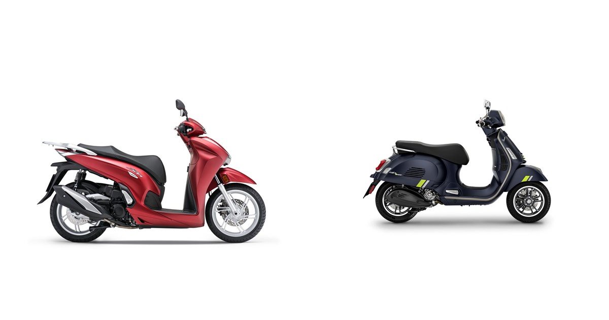 Honda SH350i 2021 vs Vespa GTS 300 Super Tech 2023