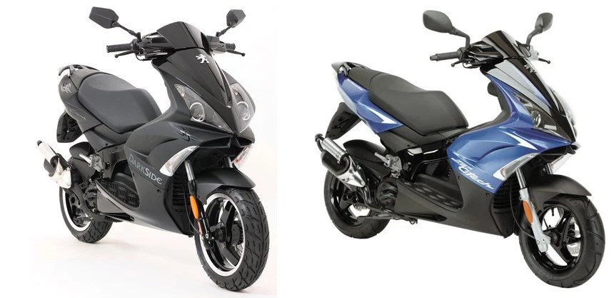 Motorrad Vergleich Peugeot Jet Force 50 Darkside 2017 vs. Peugeot Jet ...