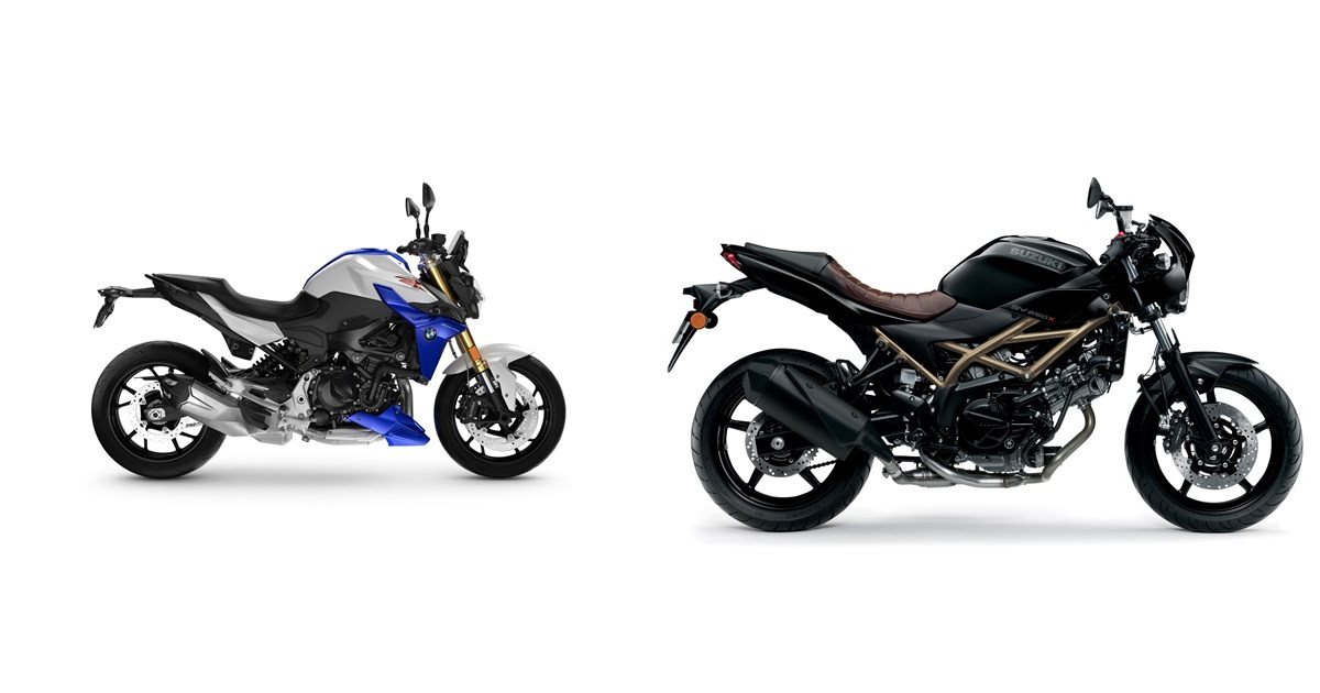 Motorrad Vergleich BMW F 900 R 2023 vs. Suzuki SV650X 2022