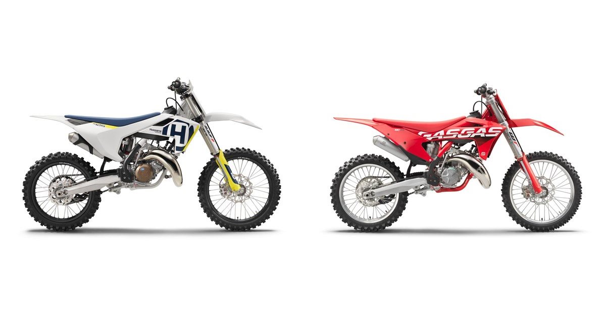 Motorrad Vergleich Husqvarna TC 125 2018 vs. GASGAS MC 125 2023