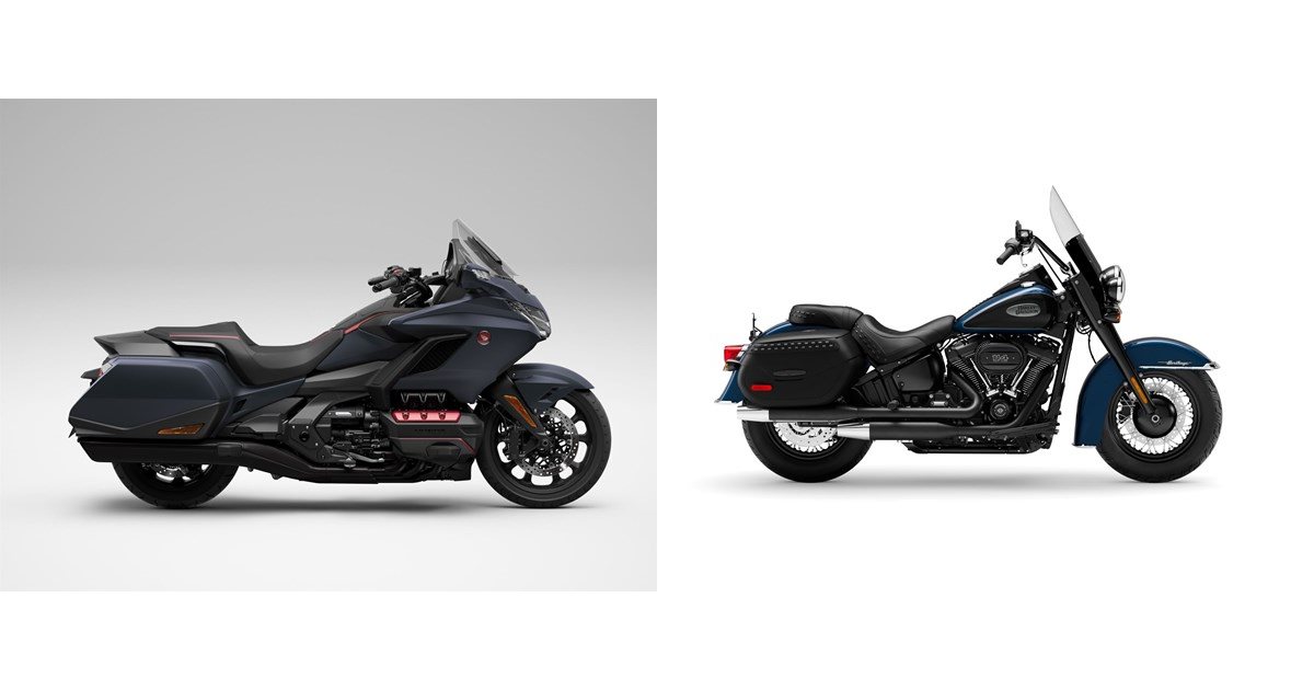 Honda GL 1800 Goldwing DCT 2022 vs Harley-Davidson Softail Heritage ...