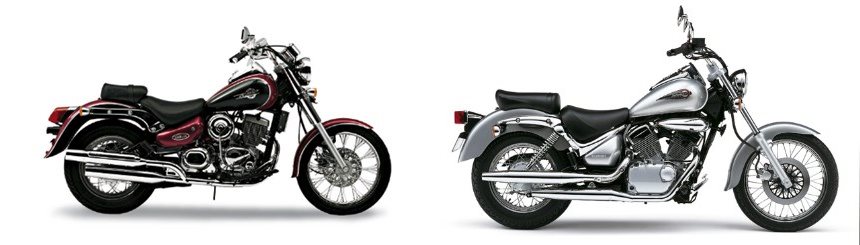 Motorrad Vergleich Daelim Daystar 125 2005 vs. Suzuki Intruder VL 125 ...