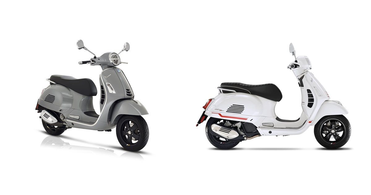 Motorrad Vergleich Vespa GTS 300 hpe Super Tech 2019 vs. Vespa GTS 125 Super Sport 2022