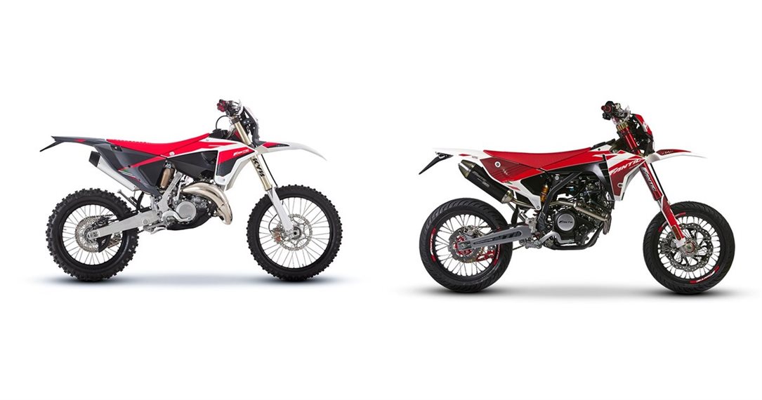 Motorrad Vergleich Fantic XE 125 2023 vs. Fantic XMF 125 Competition 2023