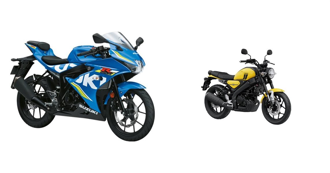 Motorrad Vergleich Suzuki GSX-R125 2020 vs. Yamaha XSR125 2021