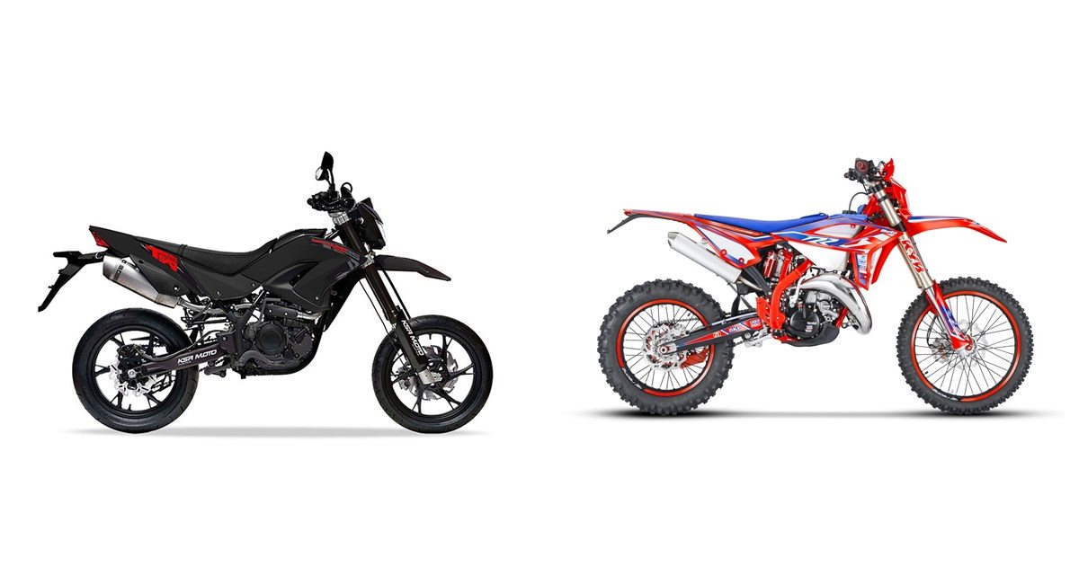 Motorrad Vergleich KSR Moto TW 125 SM 2020 vs. Beta RR 125 2T Racing 2022