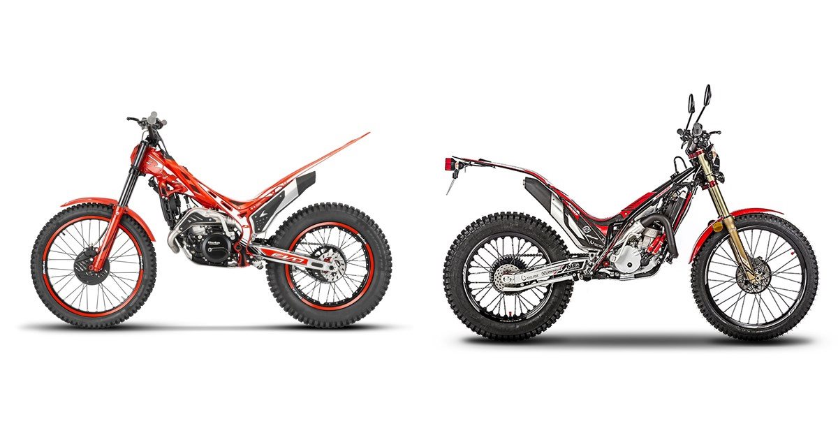 Motorrad Vergleich Beta Evo 300 2T 2023 vs. GASGAS TXT GP 300 2018