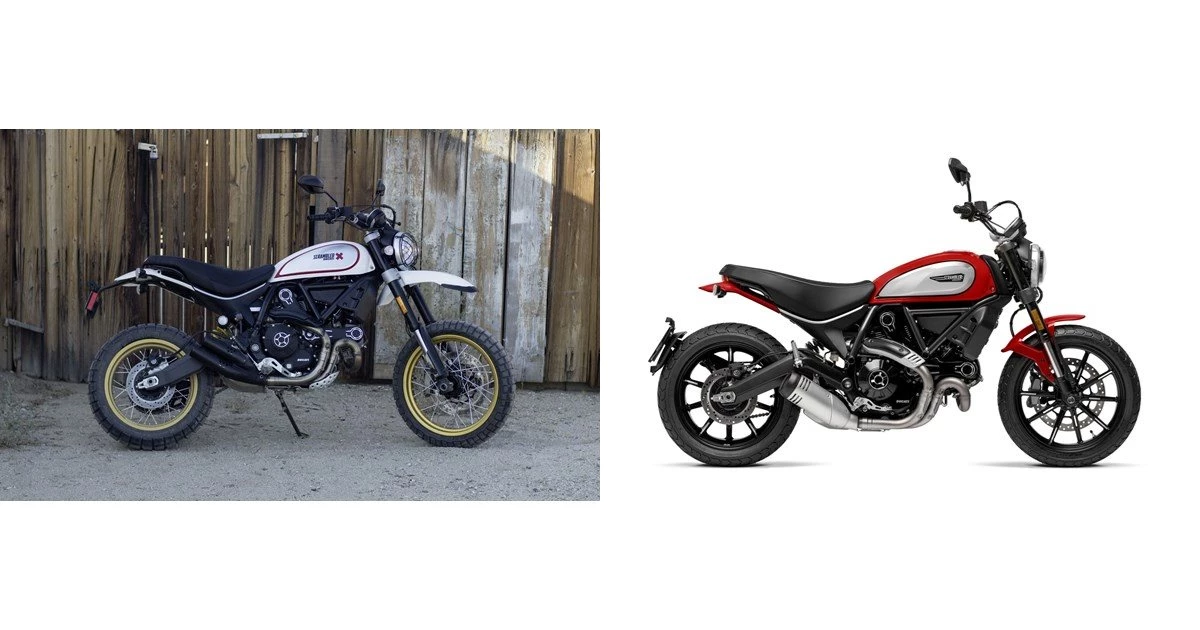 Ducati Scrambler Desert Sled 2017 vs Ducati Scrambler Icon 2021