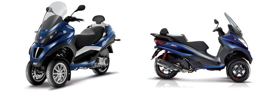 Motorrad Vergleich Piaggio Mp3 Lt 250 2009 Vs Piaggio Mp3 500 Sport