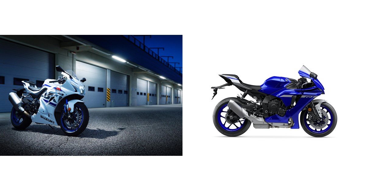 Suzuki GSX-R 1000 R 2019 vs Yamaha R1 2021