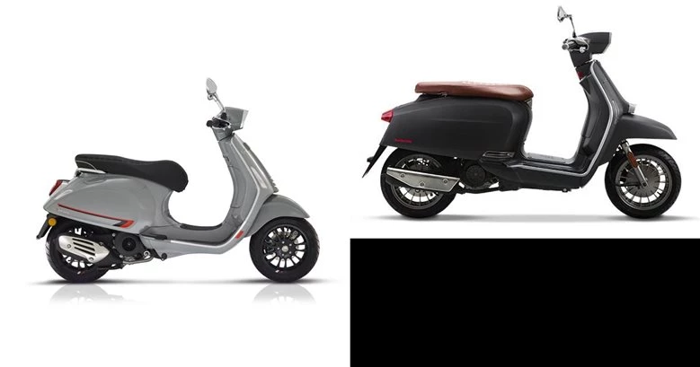 Motorrad Vergleich Vespa Sprint 125 Sport iGET 2021 vs. Lambretta V125 Special 2021