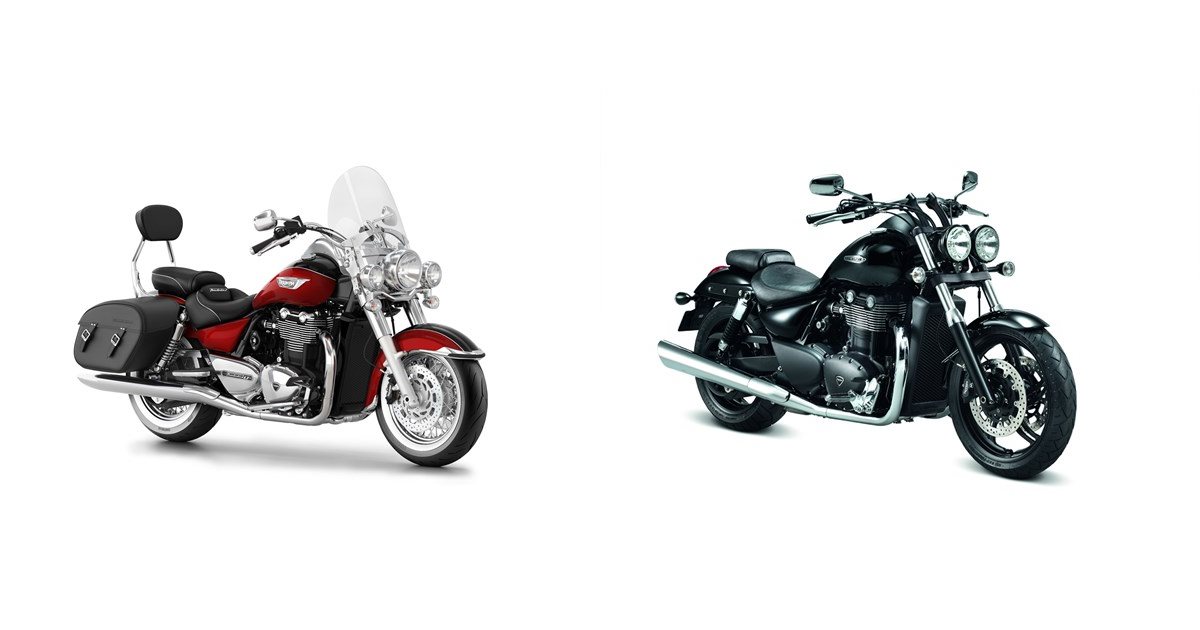 Motorrad Vergleich Triumph Thunderbird LT 2017 vs. Triumph Thunderbird ...