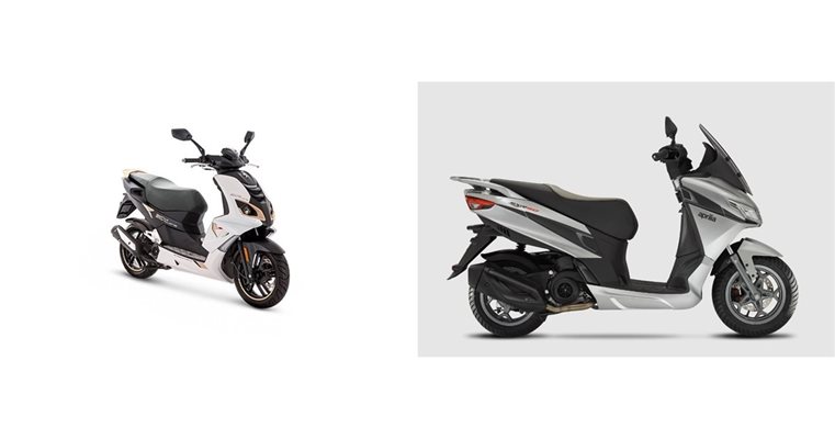 Motorrad Vergleich Peugeot Speedfight 4 50 Sportline 2021 Vs Aprilia