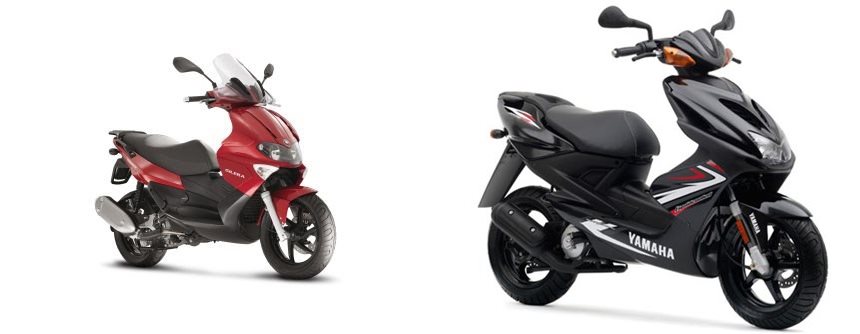 Motorrad Vergleich Gilera Runner 125 St 2009 Vs Yamaha Aerox R 2009