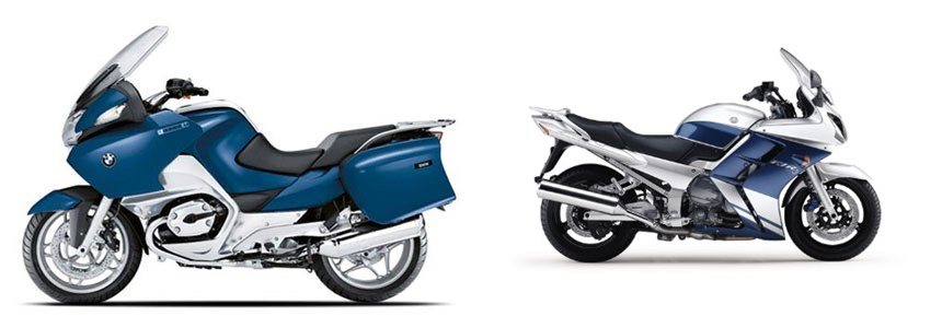 Motorrad Vergleich BMW R 1200 RT 2009 vs. Yamaha FJR1300A 2005