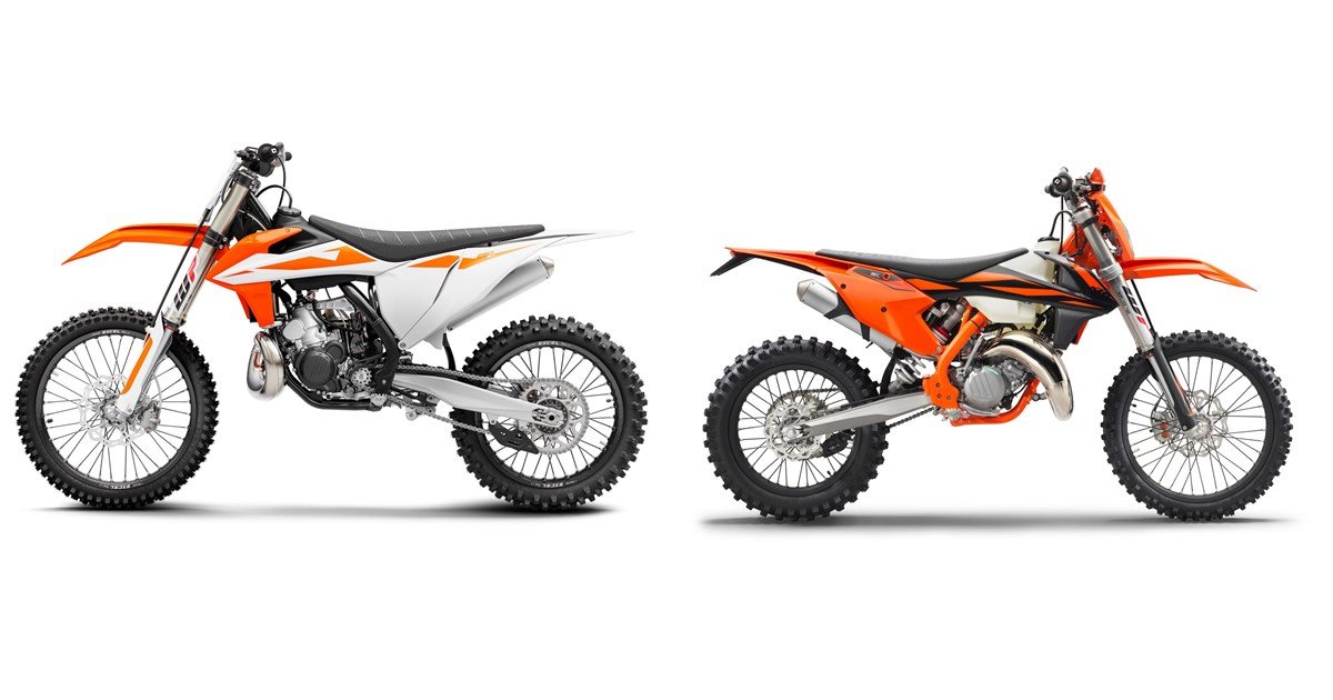 Motorrad Vergleich KTM 250 SX 2019 vs. KTM 150 XC-W 2019