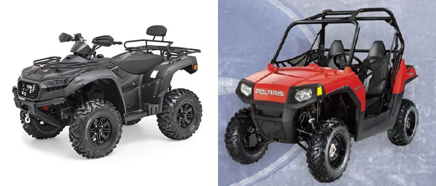 Motorrad Vergleich TGB Blade 550 FL EPS Black Edition LOF 2022 vs ...