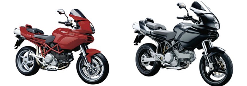 Motorrad Vergleich Ducati Multistrada 1000 2006 vs. Ducati Multistrada ...