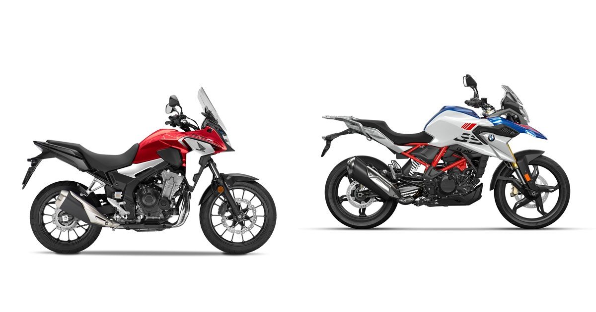 Motorrad Vergleich Honda CB500X 2020 vs. BMW G 310 GS 2023