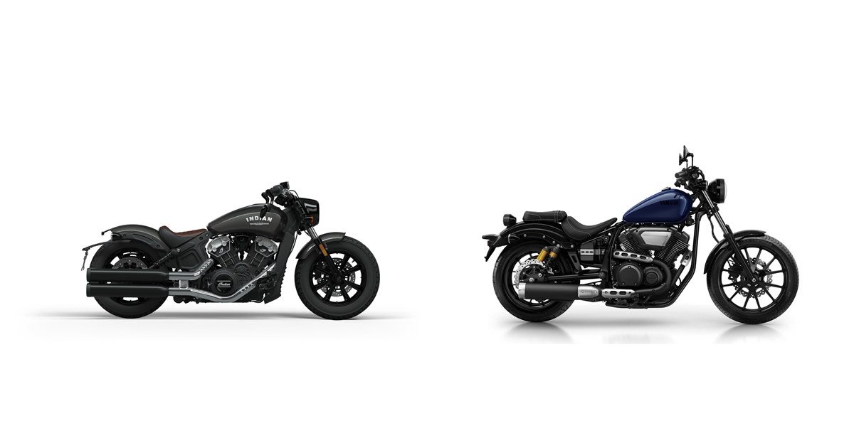 Indian Scout Bobber 1131 2022 vs Yamaha XV 950 R 2017