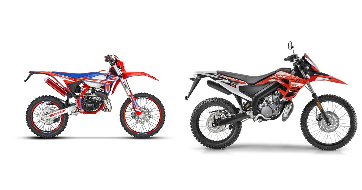 Motorrad Vergleich Beta RR 50 Racing 2023 vs. Derbi Senda DRD X-Treme ...