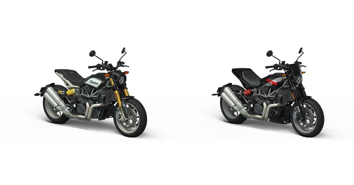 Motorrad Vergleich Indian FTR R Carbon 2023 vs. Indian FTR Sport 2023