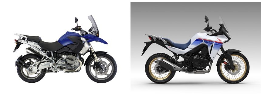 BMW R 1200 GS 2008 vs Honda XL750 Transalp 2023