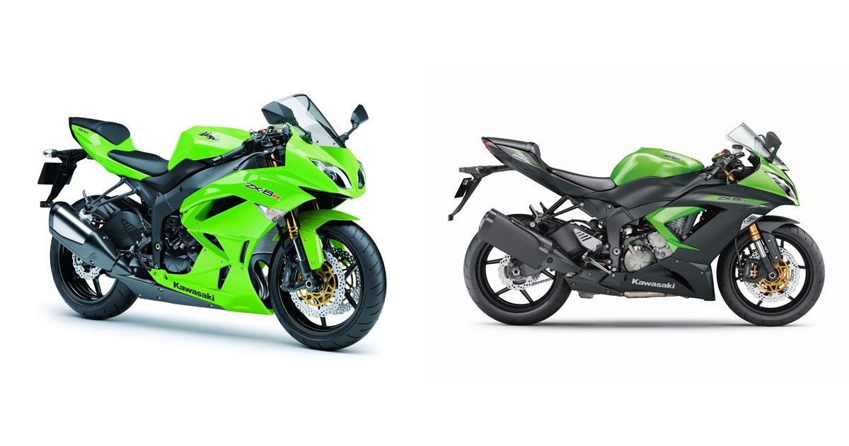 Motorrad Vergleich Kawasaki Ninja ZX-6R 2013 vs. Kawasaki Ninja ZX-6R ...