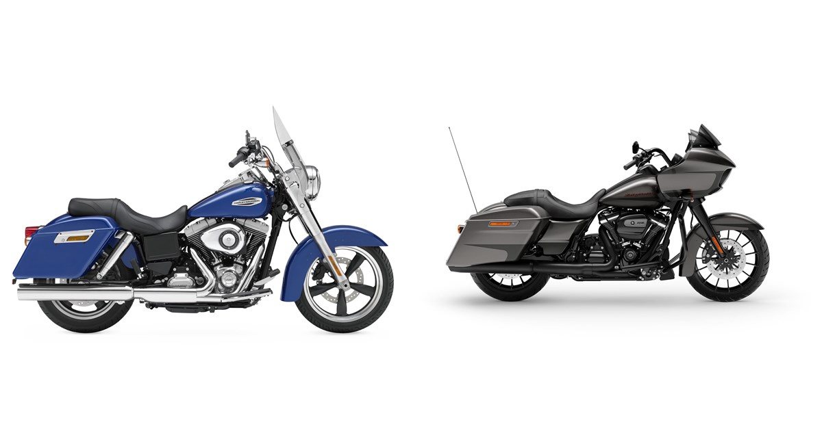 Motorrad Vergleich Harley-Davidson Dyna Switchback FLD 2016 vs. Harley ...