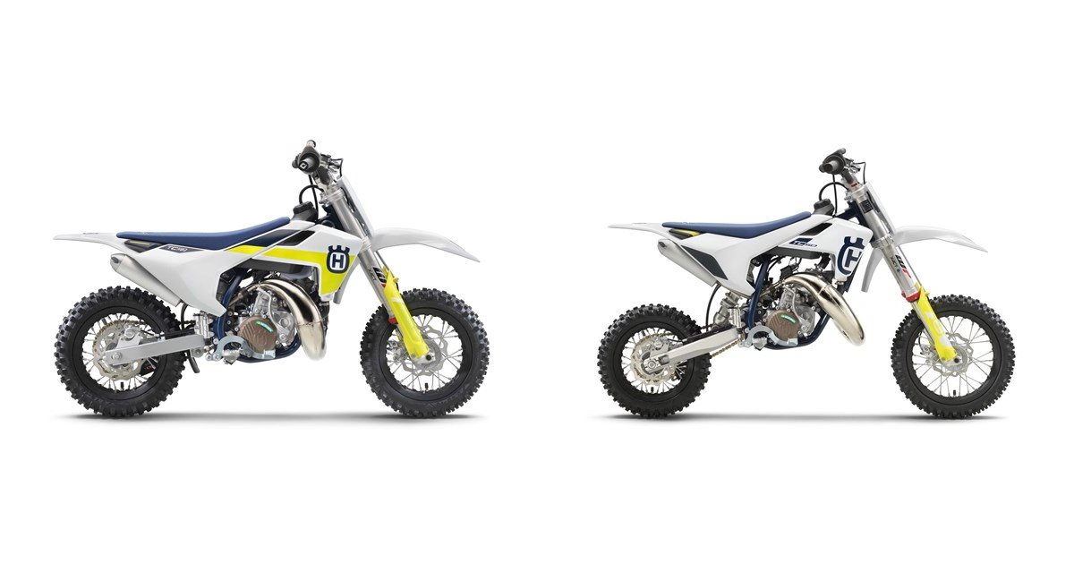 Motorrad Vergleich Husqvarna TC 50 mini 2021 vs. Husqvarna TC 50 2020