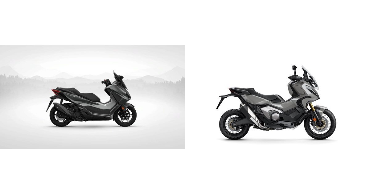 Motorrad Vergleich Honda Forza 350 2023 vs. Honda X-ADV 2021