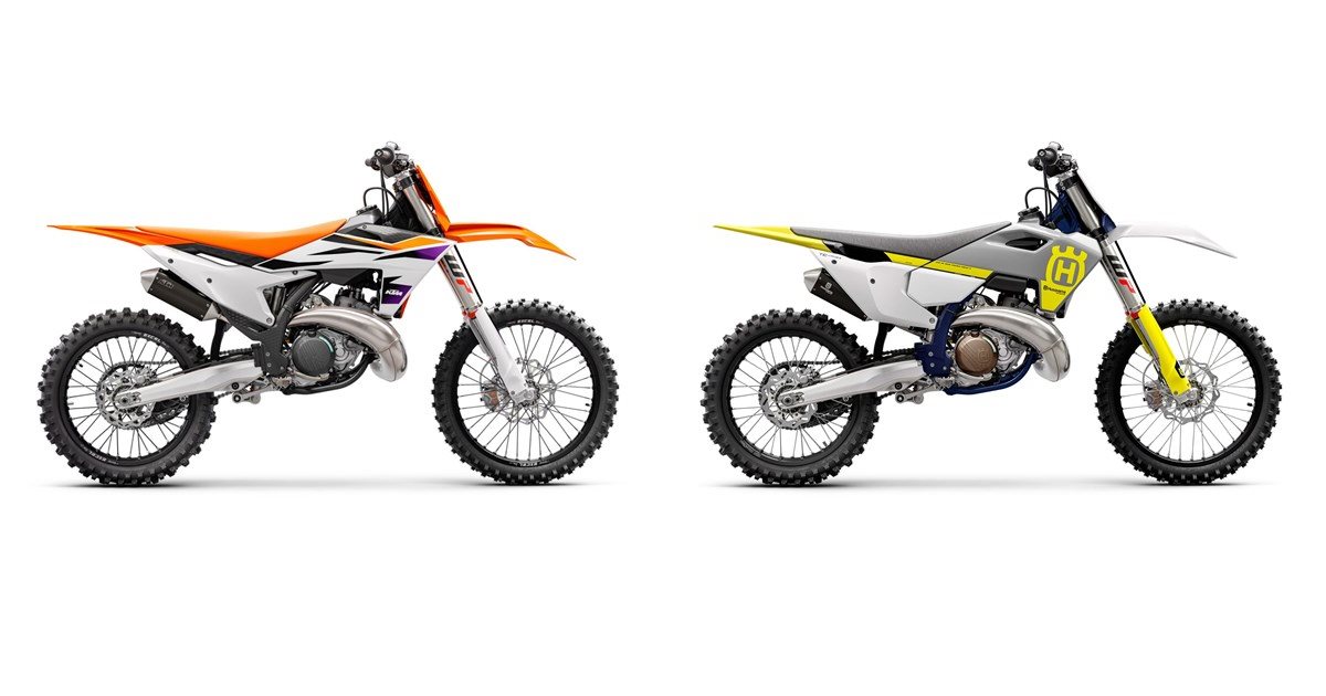 Motorrad Vergleich KTM 250 SX 2024 vs. Husqvarna TC 250 2023