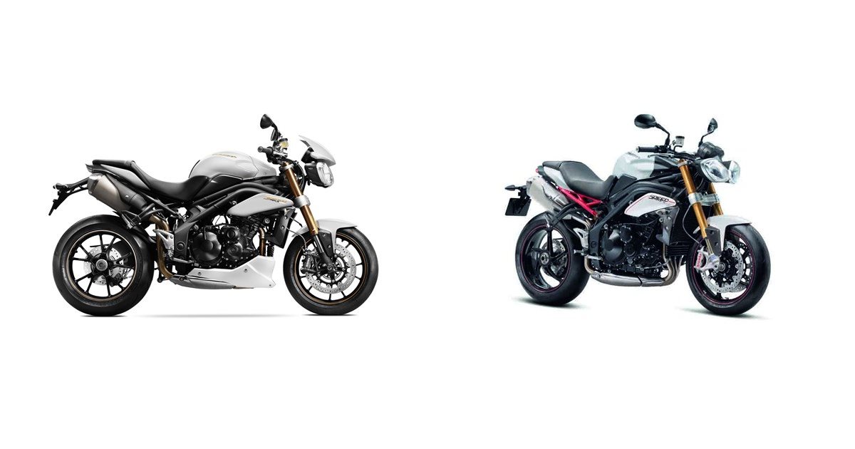 Motorrad Vergleich Triumph Speed Triple 1050 2013 vs. Triumph Speed ...