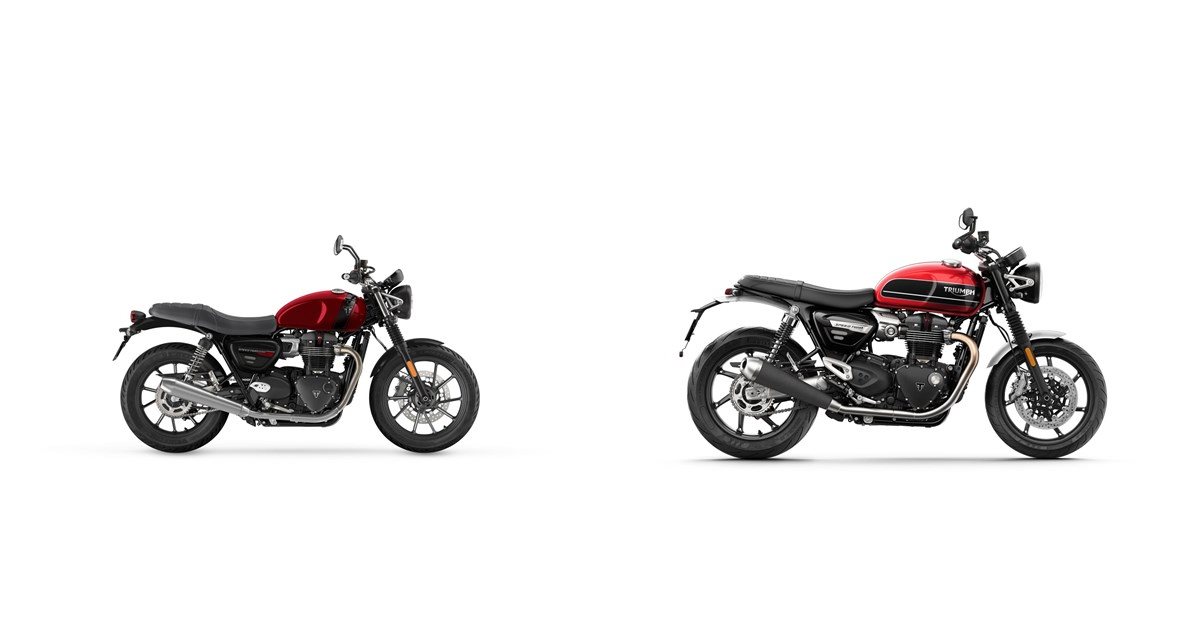 Motorrad Vergleich Triumph Speed Twin 900 2024 vs. Triumph Speed Twin ...