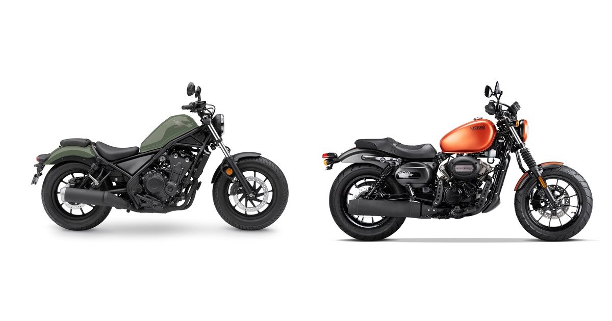 Comparaison des motos Honda CMX500 Rebel 2022 VS. Hyosung GV 125 S Aquila 2022