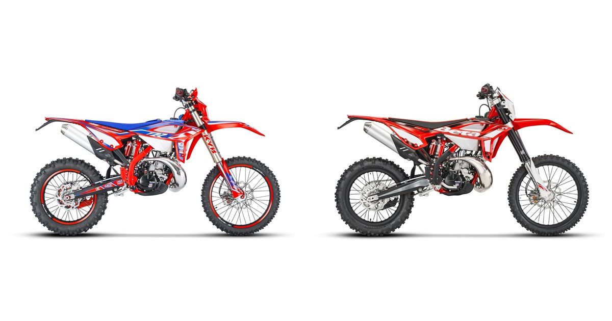Motorrad Vergleich Beta RR Racing 2T 200 2022 vs. Beta RR 200 2T 2021