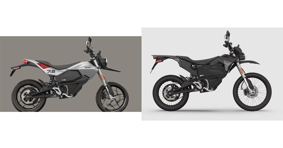 Motorrad Vergleich Zero FXE 2022 vs. Zero FX 2023