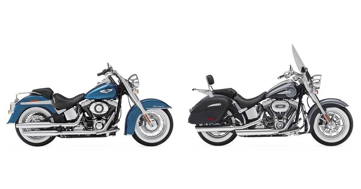 Harley-Davidson Softail Deluxe FLSTN 2015 vs Harley-Davidson CVO ...