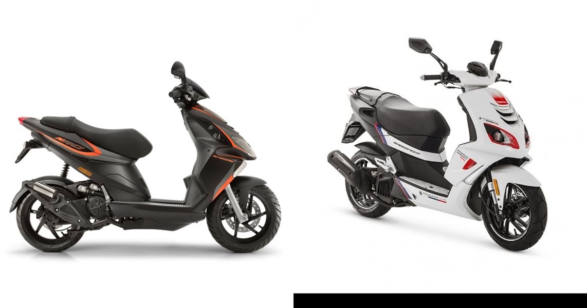 Motorrad Vergleich Piaggio Nrg Power 50 Dd 2t 2020 Vs Peugeot