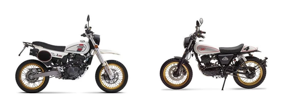 Mash X-Ride 125 2023 vs Mash Dirt Track 125 2022