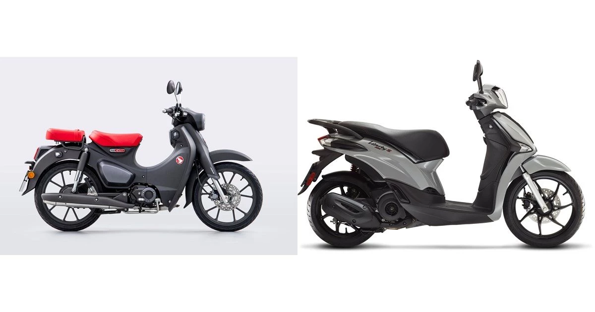 Honda Super Cub C 125 2023 vs Piaggio Liberty 125 S 2023