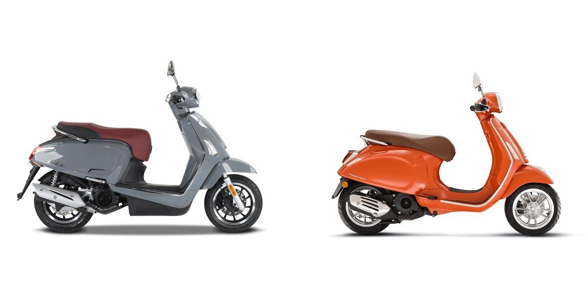 Motorrad Vergleich Kymco Like II 125i CBS 2023 vs. Vespa Primavera 125 2021