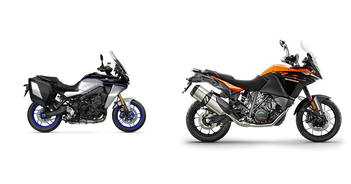Motorrad Vergleich Yamaha Tracer 9 GT+ 2023 vs. KTM 1090 Adventure 2018