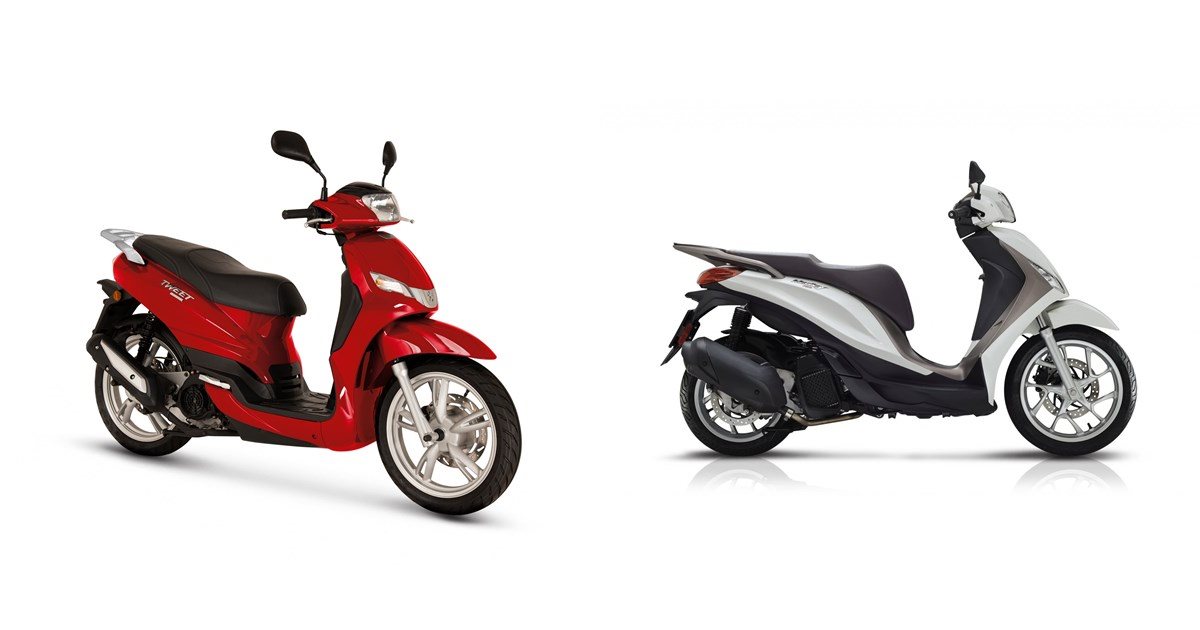 Motorrad Vergleich Peugeot Tweet 125 Active 2021 vs. Piaggio Medley 125 ie IGET 2020